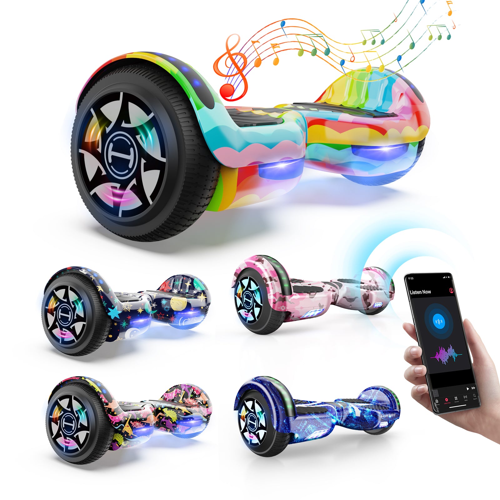 H1 Hoverboard for kids Bluetooth 6.5'' LED Wheel | iHoverboard